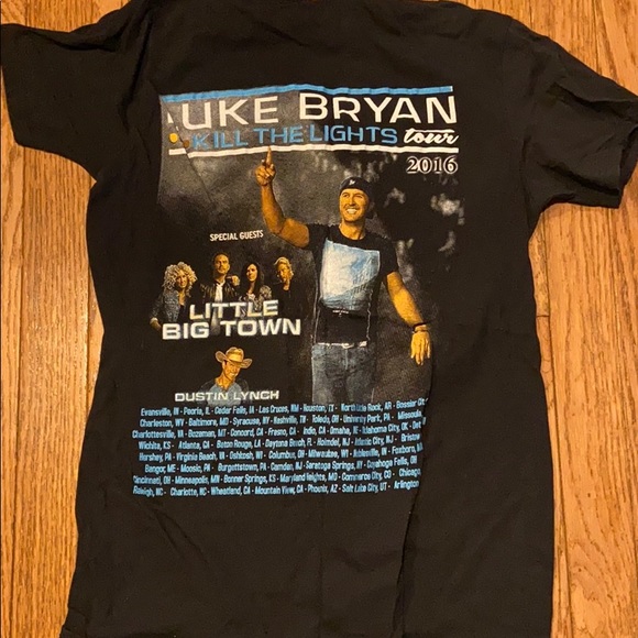 Tops | 216 Luke Bryan Band Tee | Poshmark